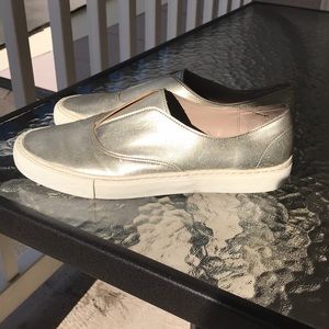 Zara | Shoes | Zara Basic Collection Gold Shoes | Poshmark